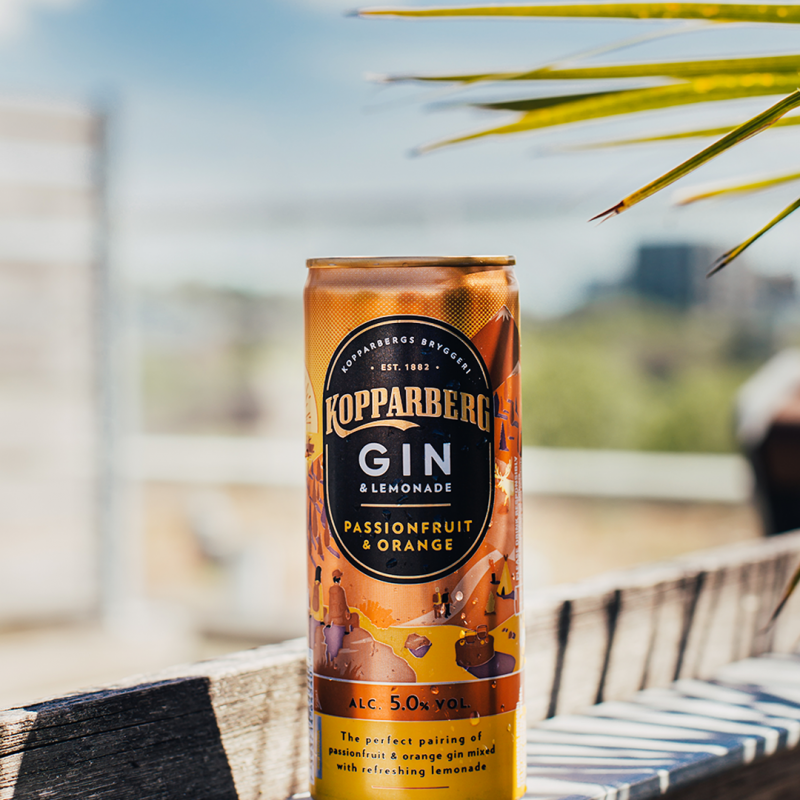 Kopparberg Gin & Lemonade Passionfruit & Orange | Kopparberg Greece